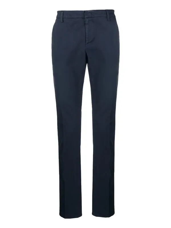 DONDUP Mid-rise Slim-fit Chinos - Blue