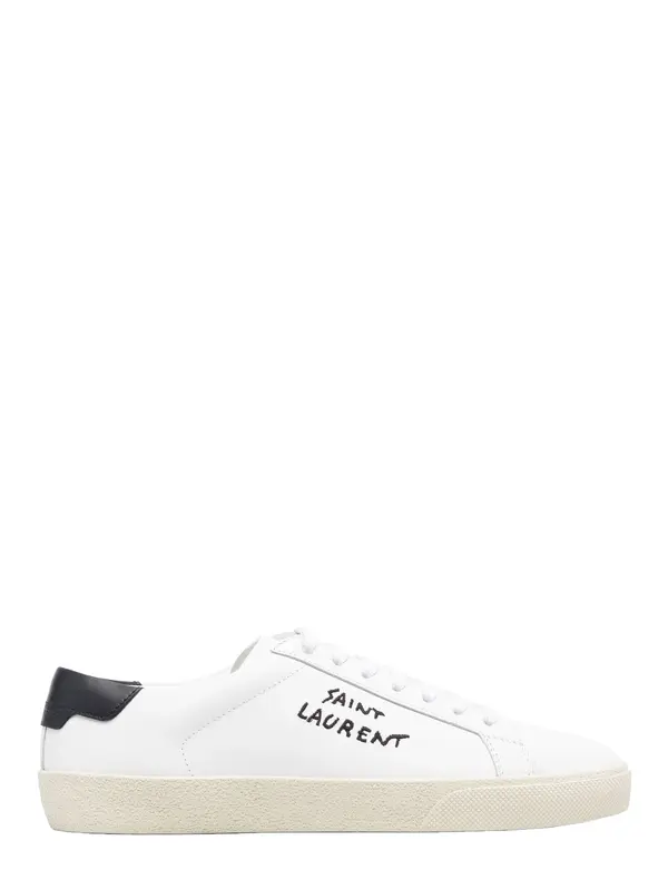 Saint Laurent Sl/06 Court Sneakers - White