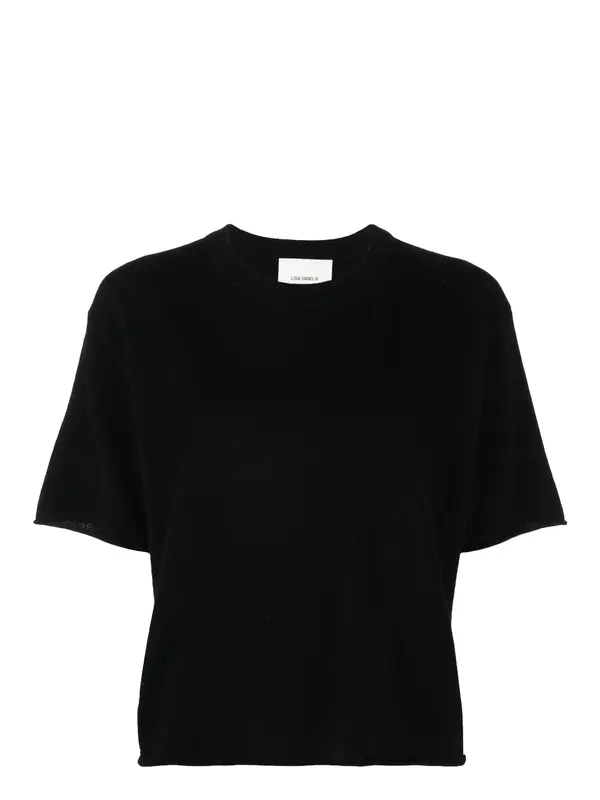 LISA YANG Cila Cashmere Top - Black