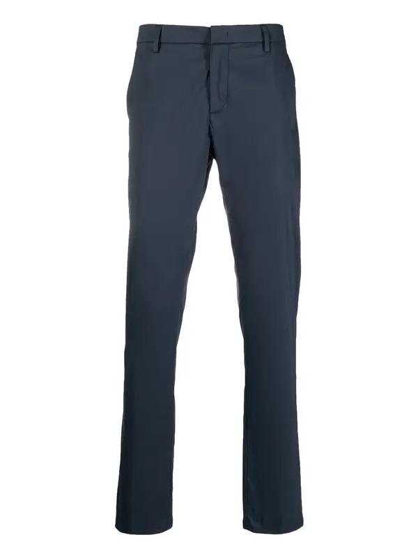 DONDUP Mid-rise Straight-leg Trousers - Blue
