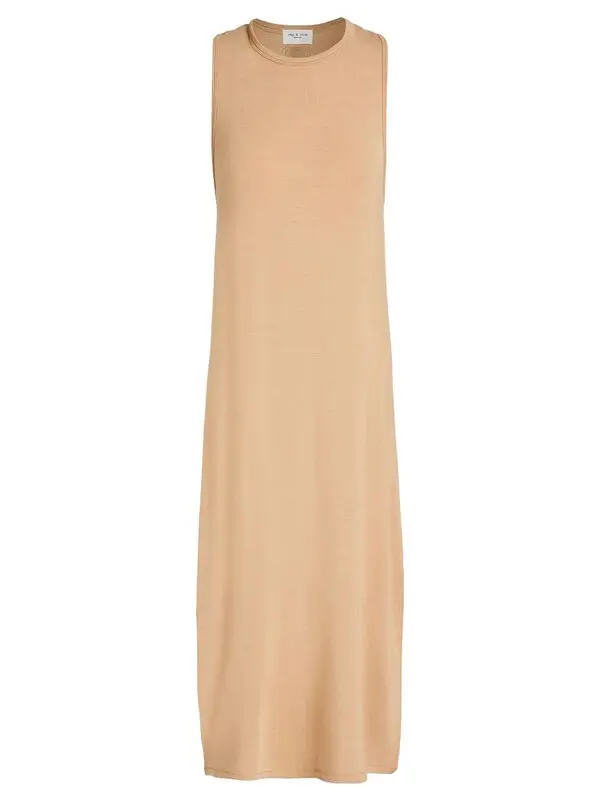 Rag & Bone Sydney Stretch-modal Midi Dress - Sand