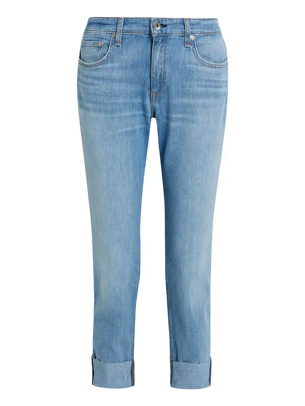 Rag & Bone Dre Boyfriend Jeans - Light Denim