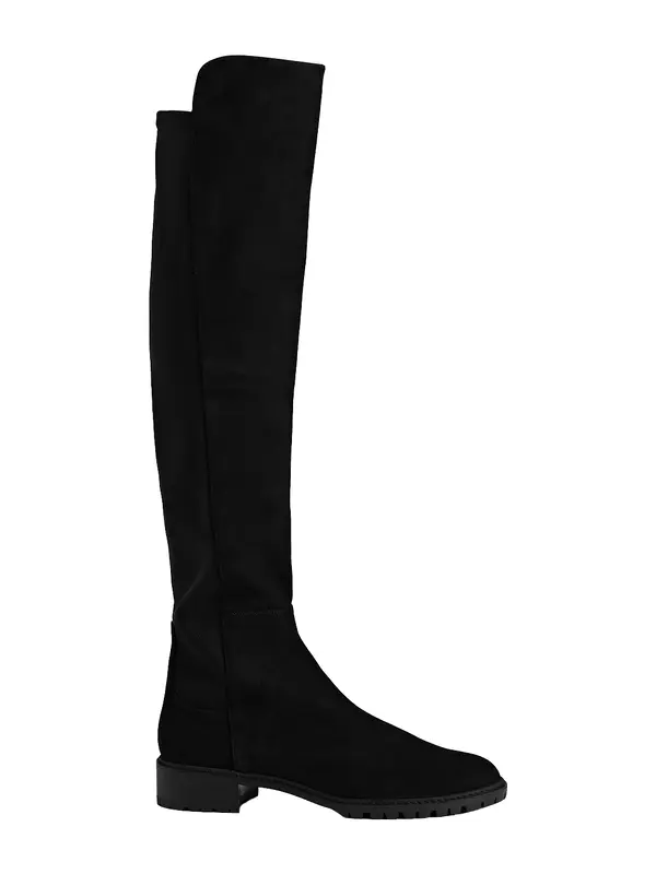 STUART WEITZMAN City Microstretch Over-the-knee Suede Boots - Black
