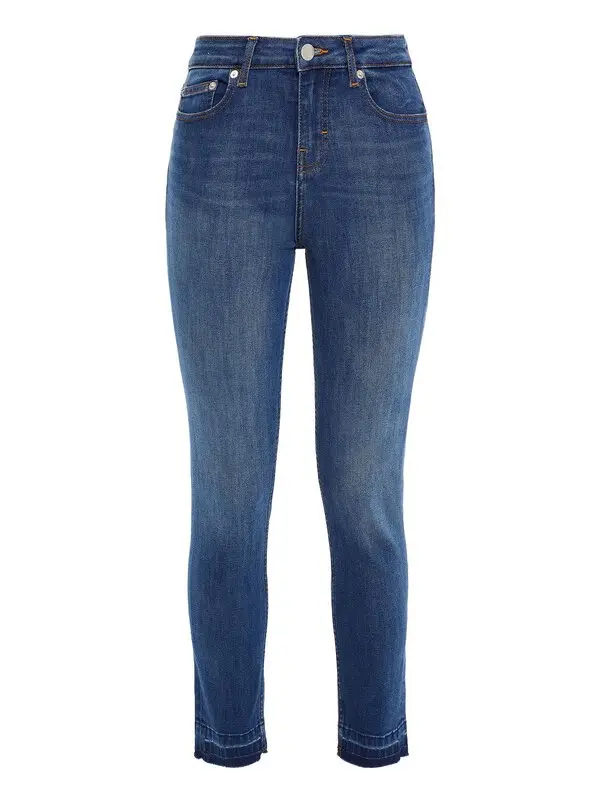 Maje Mid-rise Skinny Jeans - Mid Denim