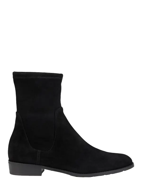 STUART WEITZMAN Lilene Suede Ankle Boots - Black