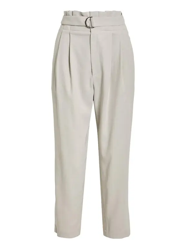 Brunello Cucinelli Pleated Wool-blend Twill Tapered Pants - Ivory