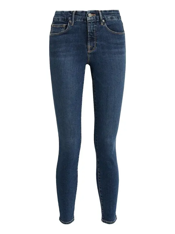 Good American Good Legs Mid-rise Skinny Jeans - Mid Denim
