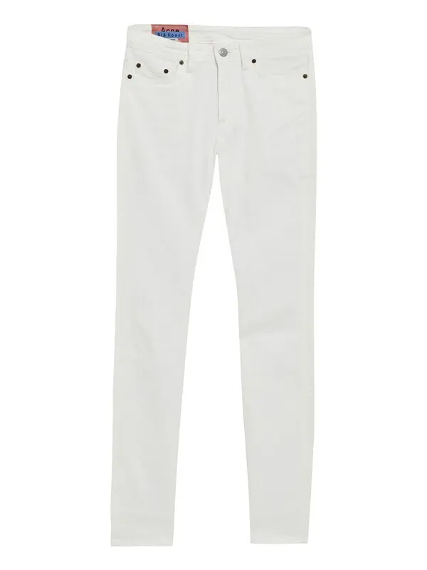 Acne Studios Mid-rise Skinny Jeans - Ecru