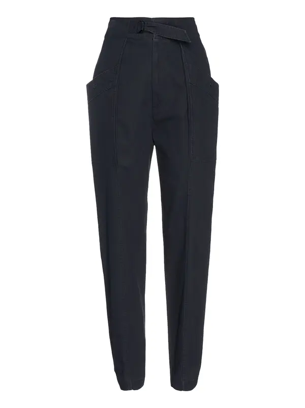 MARANT ETOILE Zilyae Tapered Pants - Charcoal