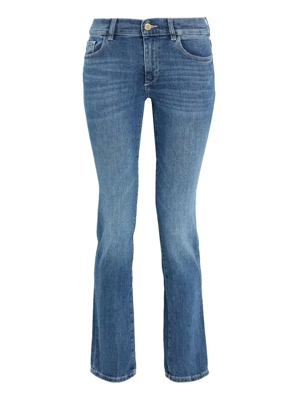 DL1961 Mara Mid-rise Slim-leg Jeans - Mid Denim