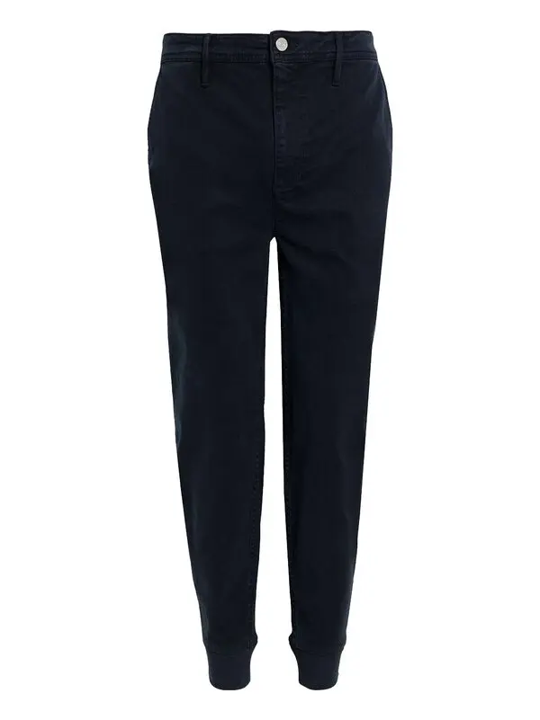 FRAME Jogger Tapered Lyocell-blend Twill Pants - Navy