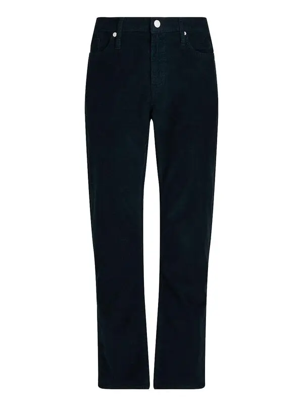FRAME Cotton-blend Corduroy Pants - Midnight Blue