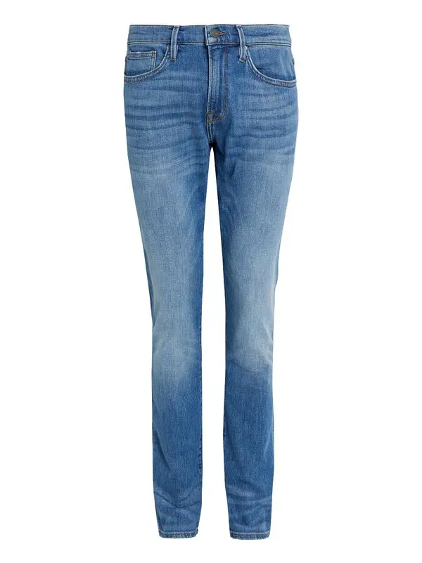FRAME L'homme Slim-fit Jeans - Mid Denim