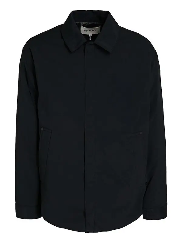 FRAME Shell Overshirt - Black