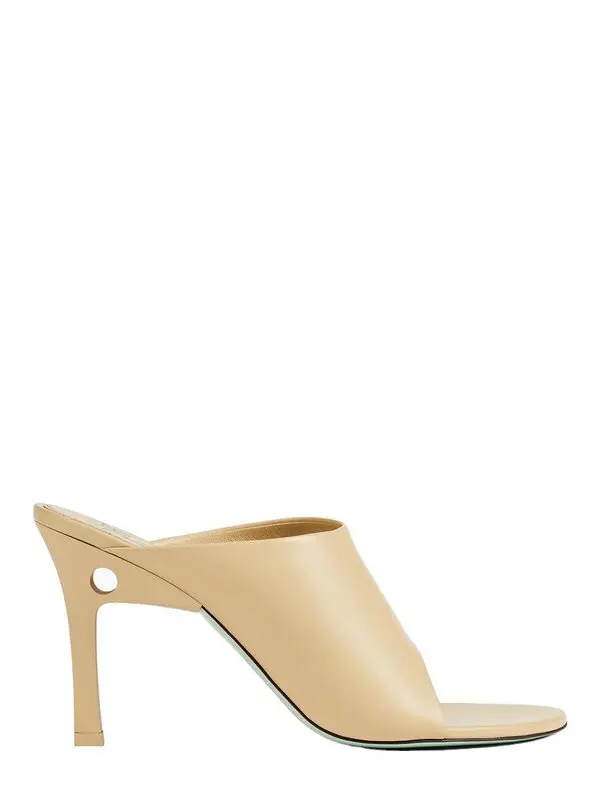 Off-White Meteor Leather Mules - Neutral