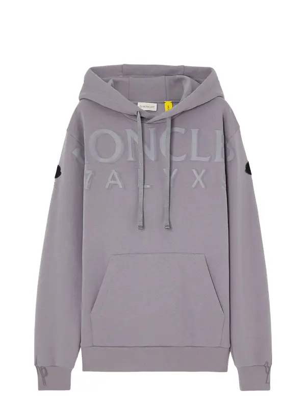 Moncler 1017 Alyx 9sm Printed Hoodie - Purple