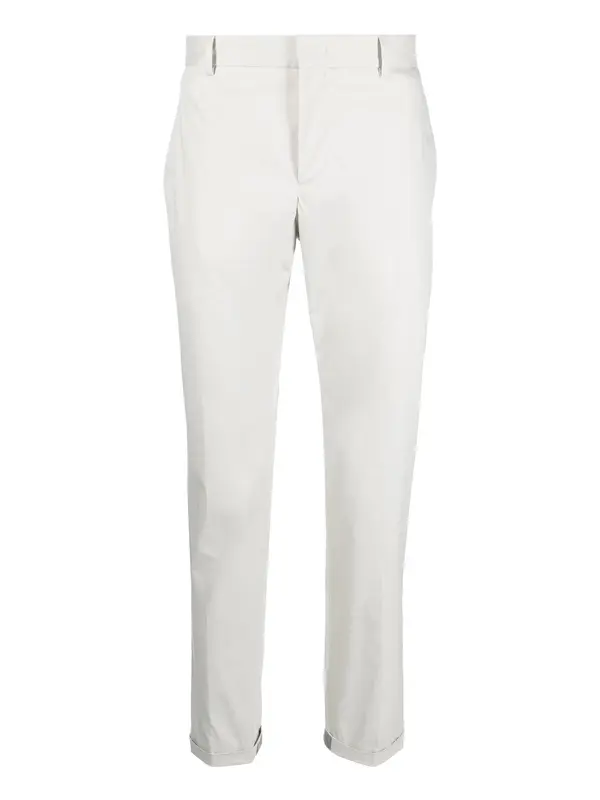 PT TORINO Turned-up Hem Trousers - Neutrals