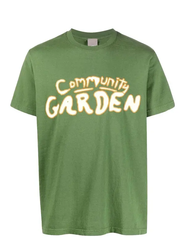 PERKS AND MINI Community Garden Crew-neck T-shirt - Green