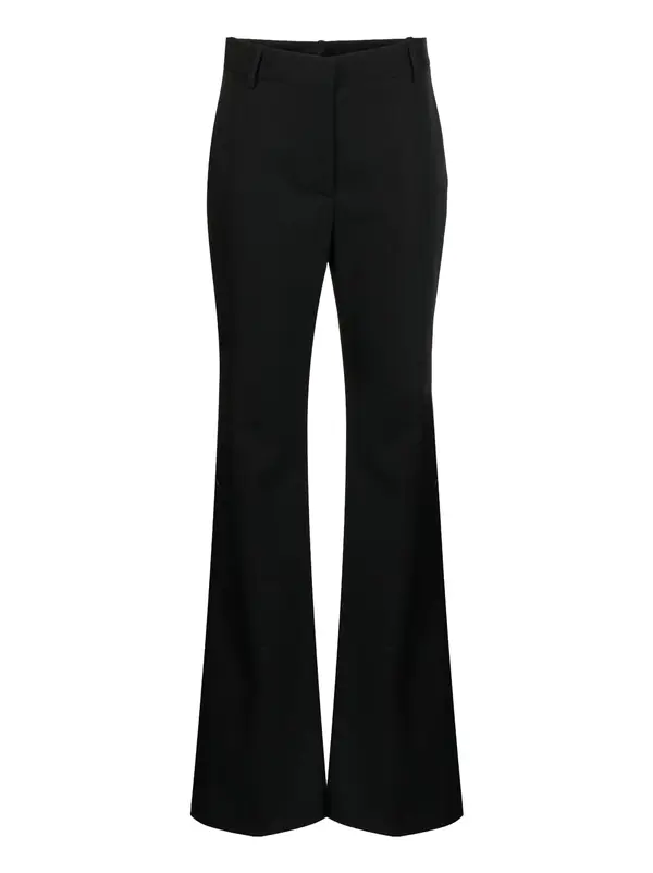 NILI LOTAN Corette Flared Trousers - Black