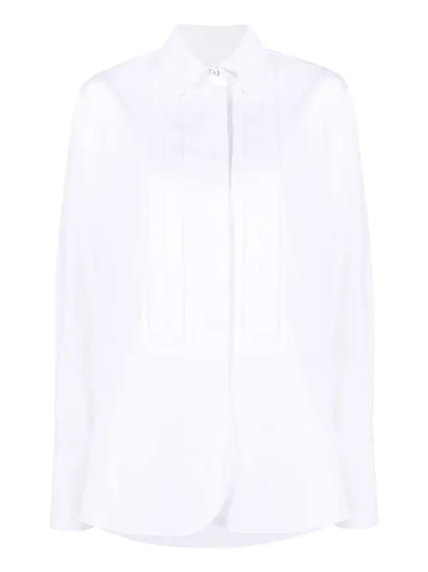 JIL SANDER Long-sleeve Button-down Shirt - White