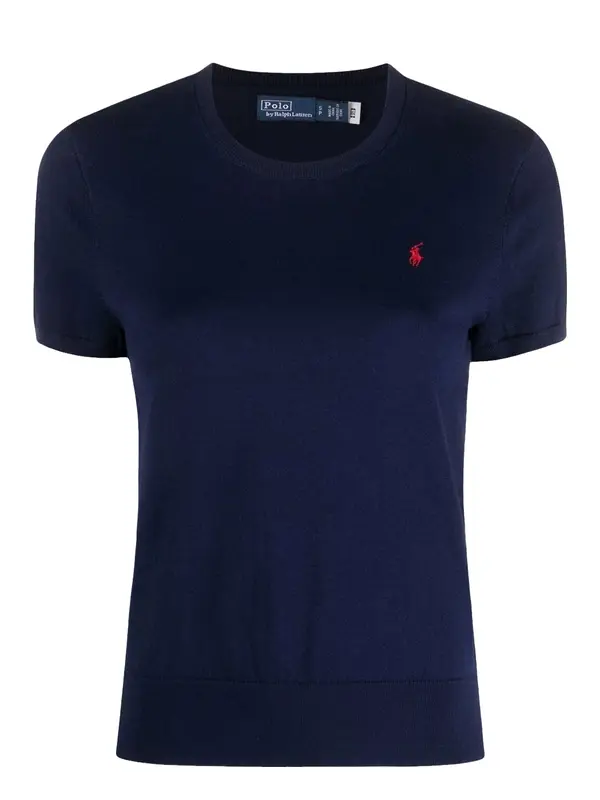 Polo Ralph Lauren Logo-embroidered T-shirt - Blue