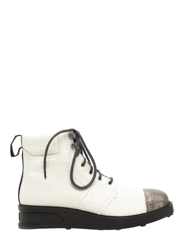 OBJECTS IV LIFE Lace-up Ankle Boots - White