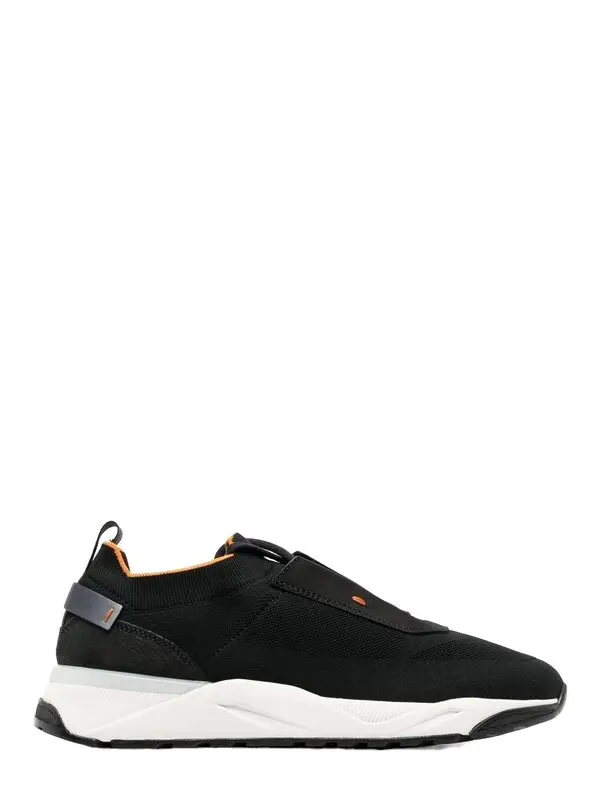 Santoni Sock-style Sneakers - Black
