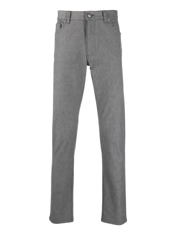 Zegna Straight Leg Trousers - Grey