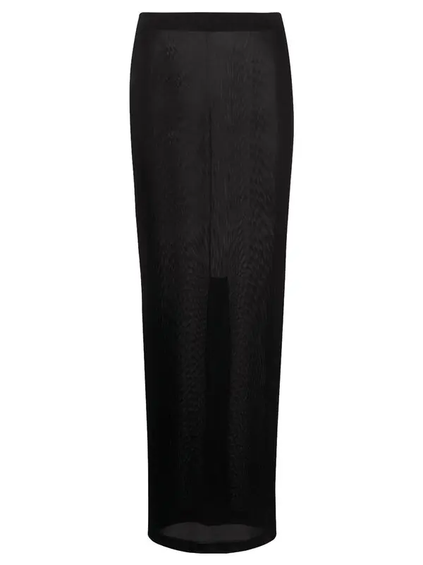 TOM FORD Elasticated-waist Maxi Skirt - Black