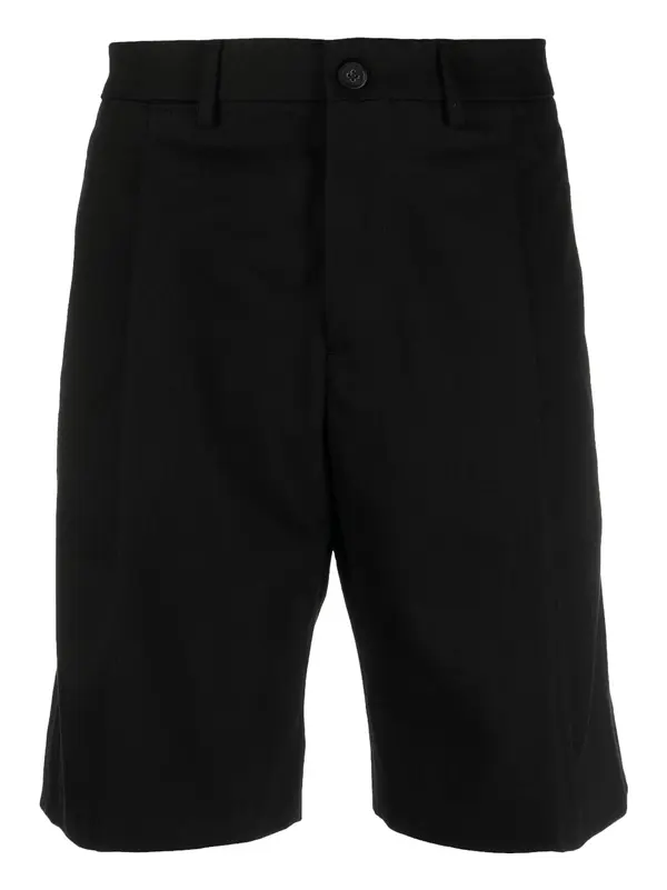 GOLDEN GOOSE Cotton Chino Shorts - Black