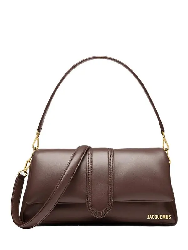 Jacquemus Le Bambimou Puffed Flap Bag - Medium Brown