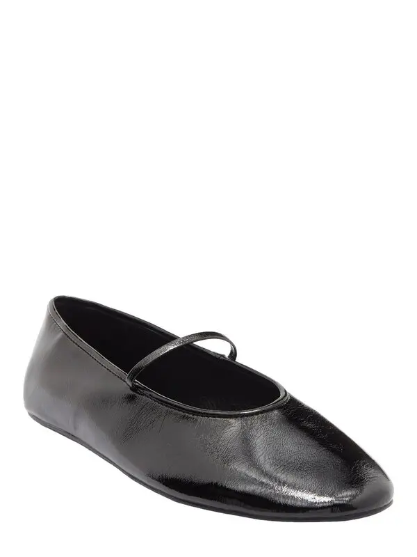 Jeffrey Campbell Dancerina Ballet Flat - Black Patent