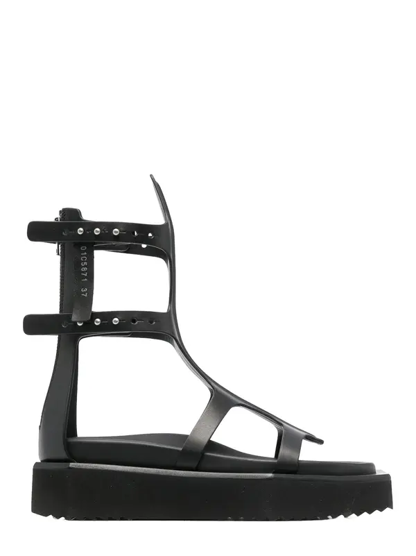 Rick Owens Turbo Cyclops Spartan Sandals - Black