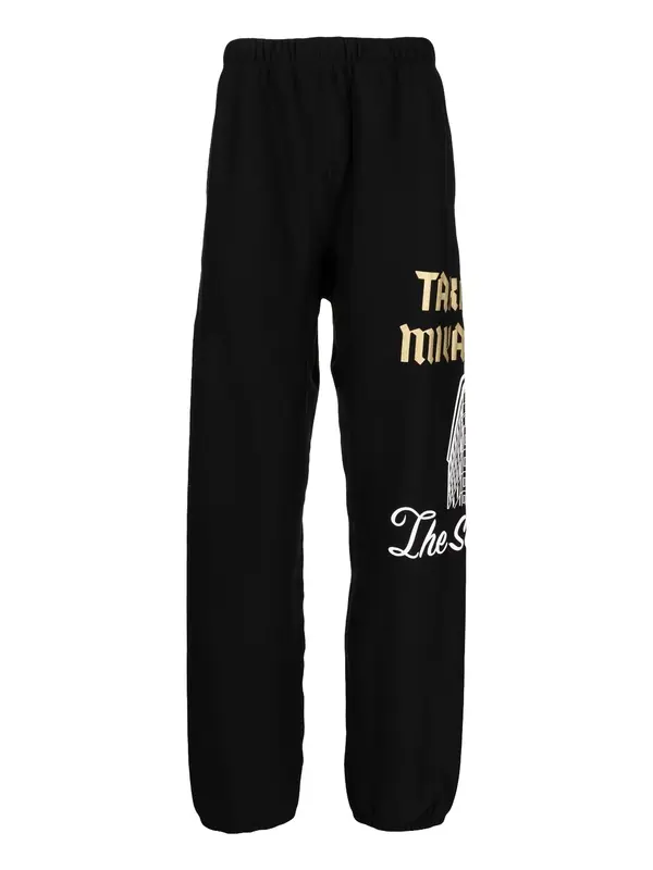TAKAHIROMIYASHITA THESOLOIST. Side Logo-print Detail Track Pants - Black