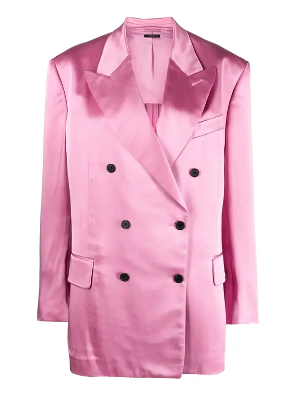 TOM FORD Double-breasted Blazer - Pink