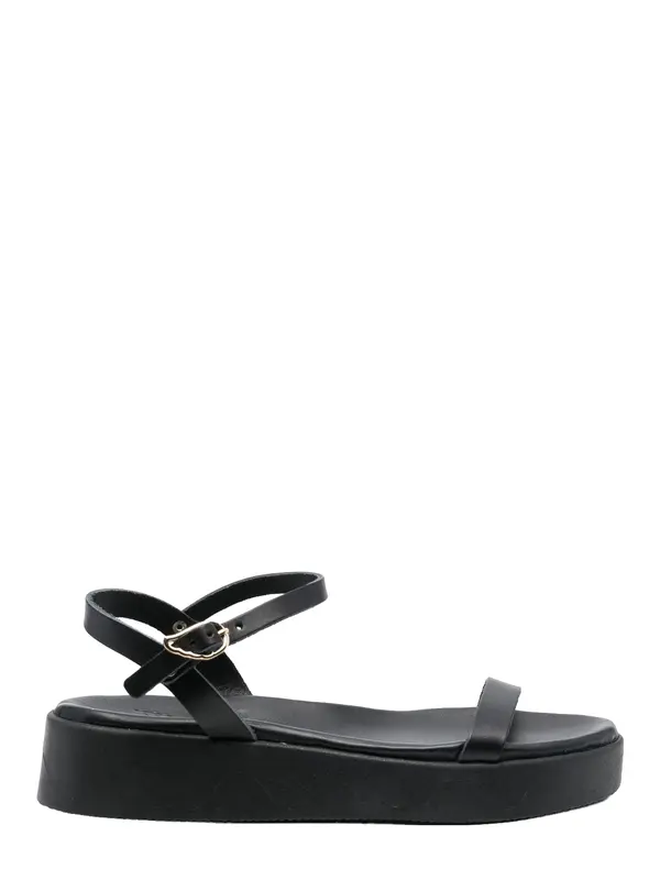 ANCIENT GREEK SANDALS Irida Buckle-fastened Sandals - Black