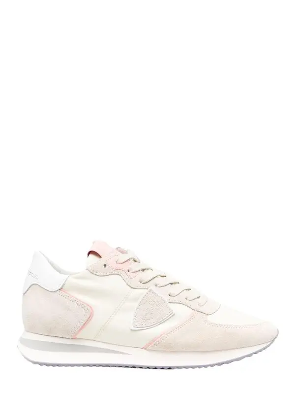 Philippe Model Logo-patch Low-top Sneakers - Neutrals