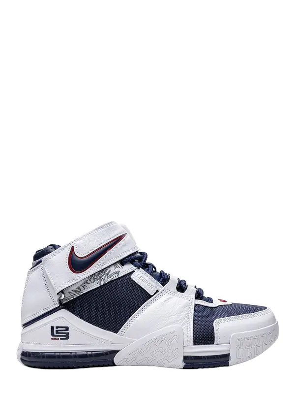 Nike Lebron Zoom 2 Usa Sneakers - White