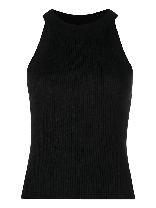 Brunello Cucinelli Knitted Cashmere-blend Vest - Black