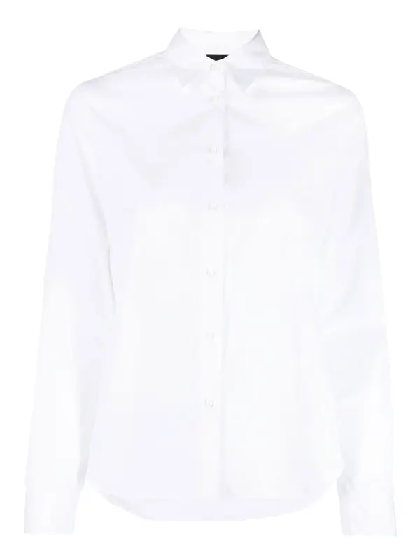 Aspesi Long-sleeve Cotton Shirt - White