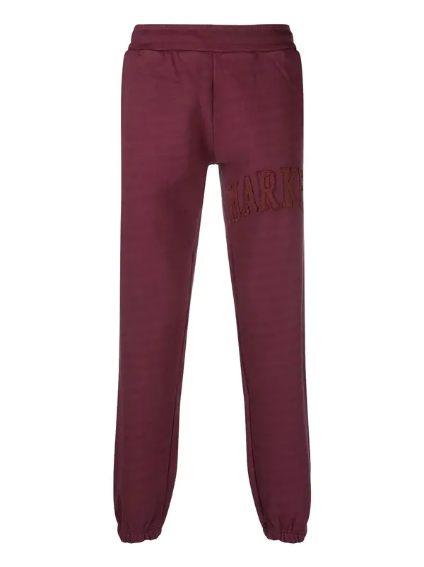 MARKET Logo-appliqué Track Pants - Red