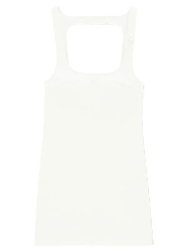 COURREGES Re-edition Vinyl Mini Dress - White