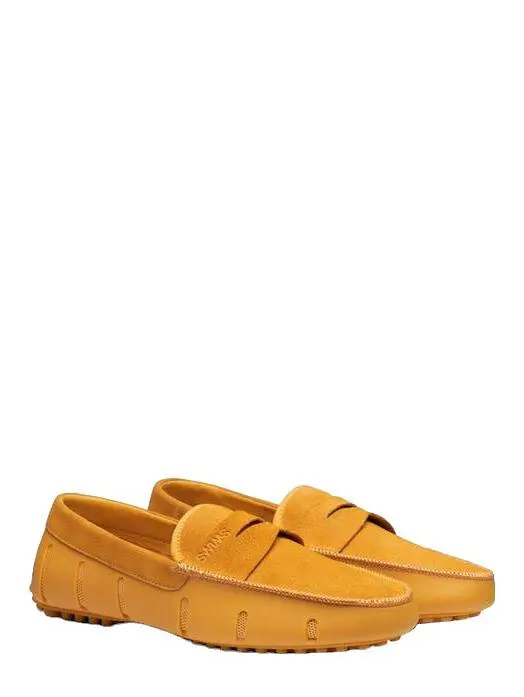 Swims Luxe Lace-up Driving Loafer - Blaze
