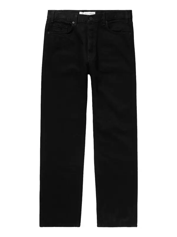 NILI LOTAN Billie Straight-leg Jeans - Black