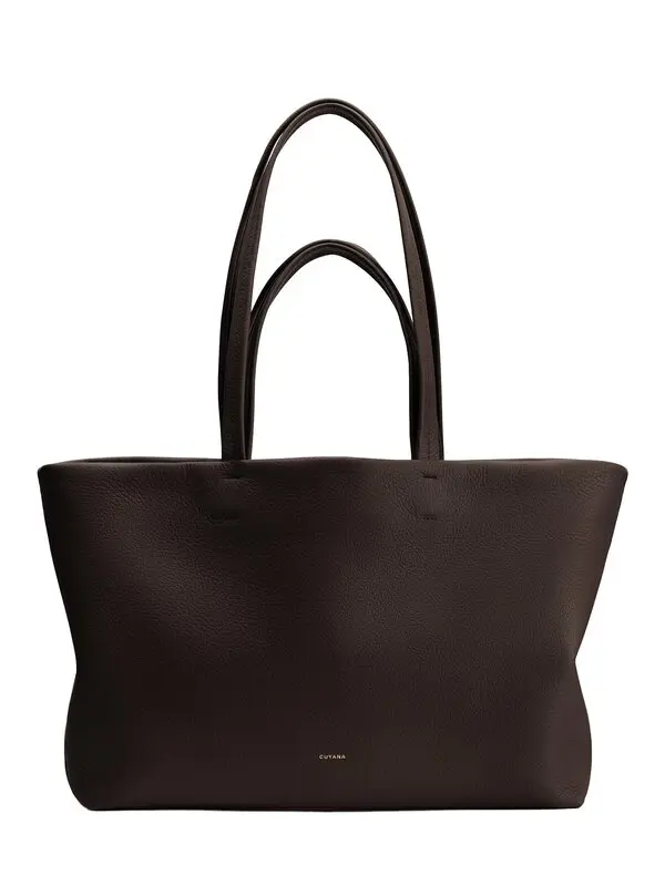 Cuyana Leather Tote Bag - Mocha