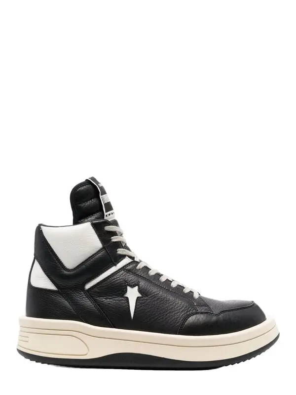 Rick Owens X Converse Turbowpn High-top Sneakers - Black