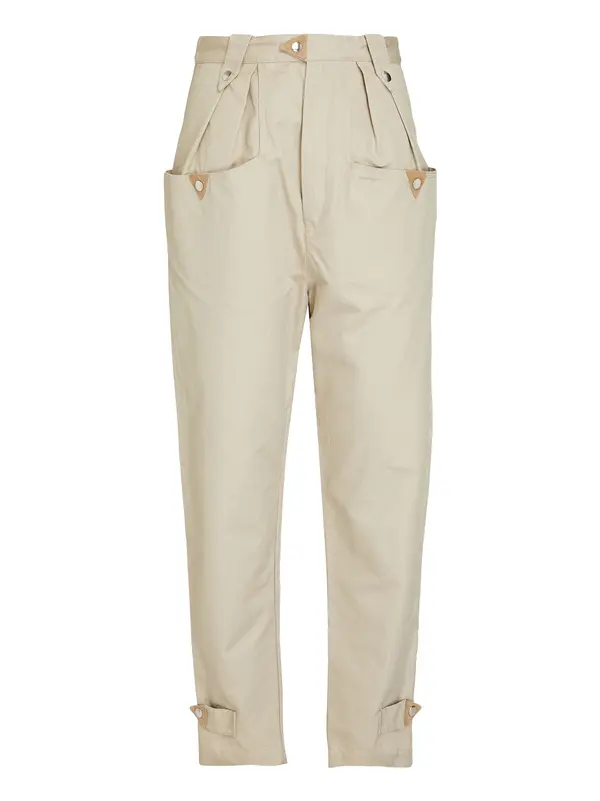 MARANT ETOILE Pulcie Tapered Pants - Beige