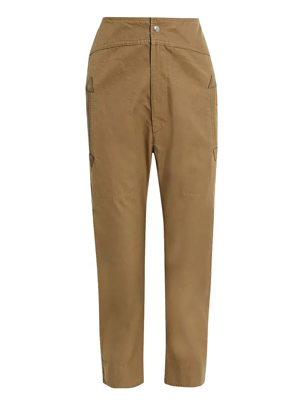 MARANT ETOILE Raluniae Tapered Pants - Light Brown