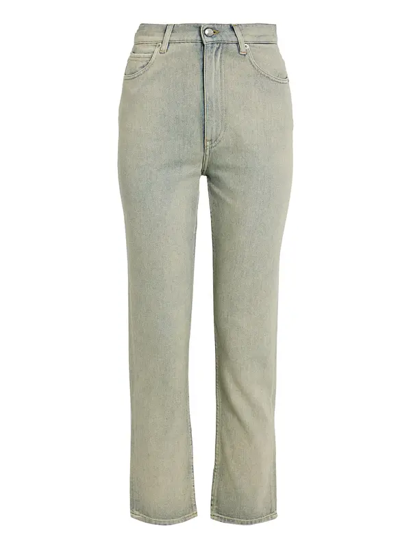 IRO PARIS Dainez High-rise Straight-leg Jeans - Light Denim
