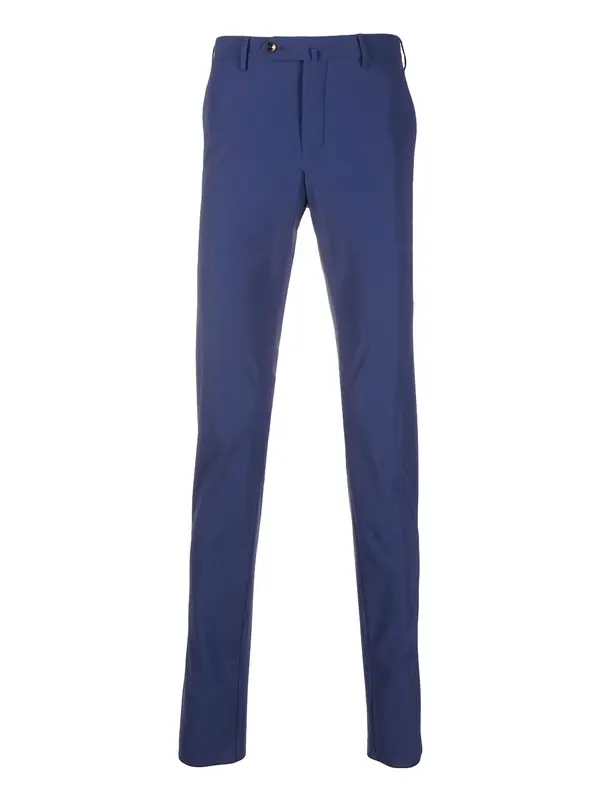 PT TORINO Slim-cut Chino Trousers - Blue